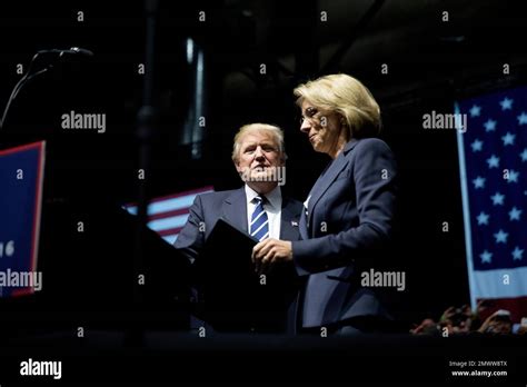 President Elect Donald Trump Center Welcomes His Pick For Education