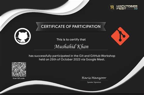 Mushahid Khan On Linkedin Github Workshop Versioncontrol Developercommunity Continuouslearning
