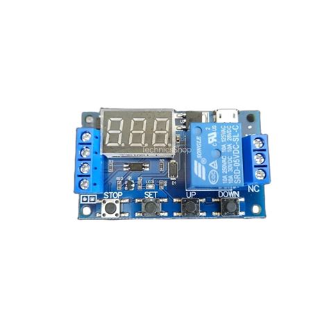 โมดูลรีเลย์หน่วงเวลาปิด 0 999 วินาที Digital Delay Timer 6 30v Relay