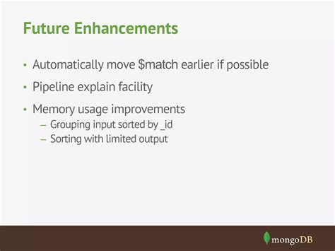 Aggregation Framework MongoDB Days Munich PDF Databases Computer Software And Applications