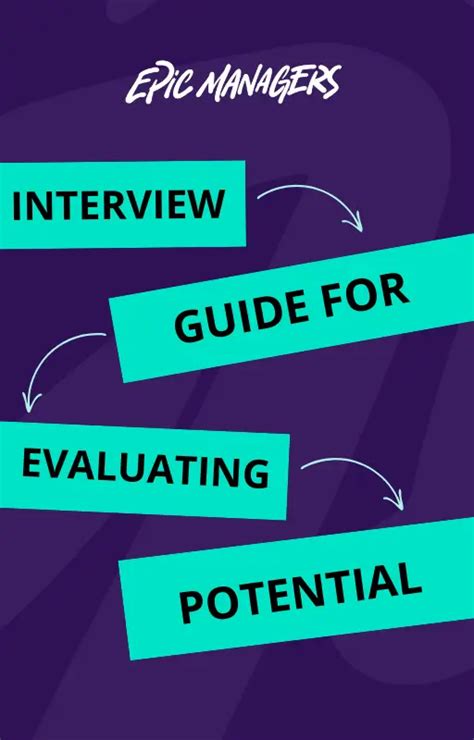 Interview Guide For Evaluating Potential Epic Managers