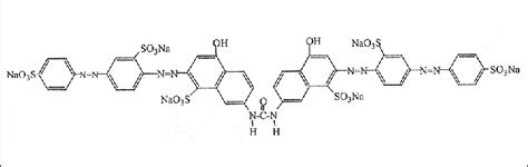 Molecular Structure Of Sirius Red F3b Download Scientific Diagram