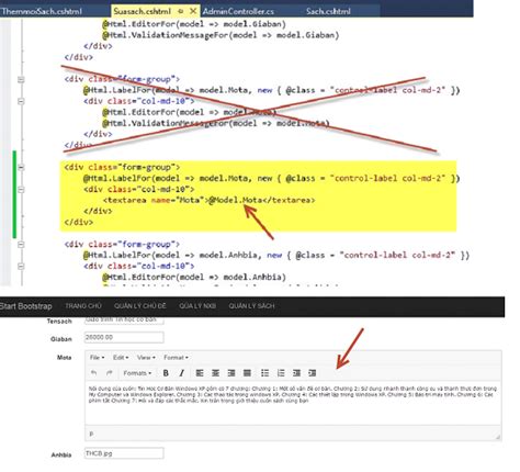 ASP NET MVC Xây dựng trang Sửa thông tin