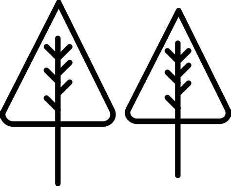 Pine Line Icon 43264150 Vector Art At Vecteezy
