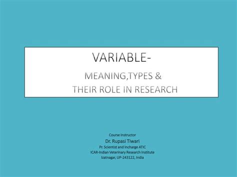 Practical Research 2 Lesson On Variablespptx