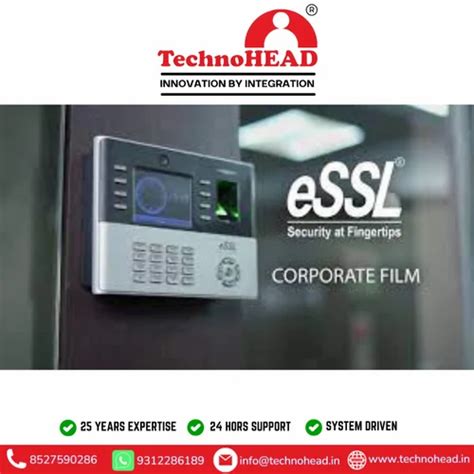 Password Protected ESSL X990 Standalone Biometric Fingerprint Time And Attendance System At