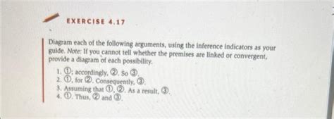 Diagram Each Of The Following Arguments Using The
