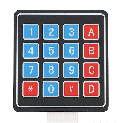 4x4 Matrix Keypad Gravitech Thai Thailand