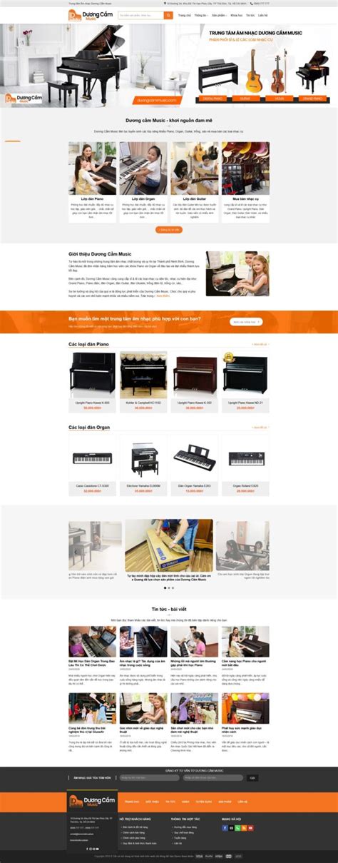 source code mẫu website shop bán đàn nhạc cụ chuẩn đẹp 2025 themevip
