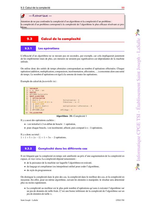 Complexité dun algorithme Allobabe