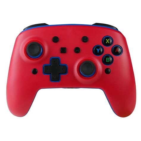 3rd Earth Wireless Controller With Faceplate For Nintendo Switch Blue And Red Nintendo