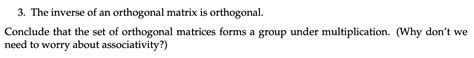 Solved Exercise L Show That The Product Of Two Chegg
