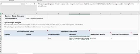 hsdl gives an error corresponding date effective record in the