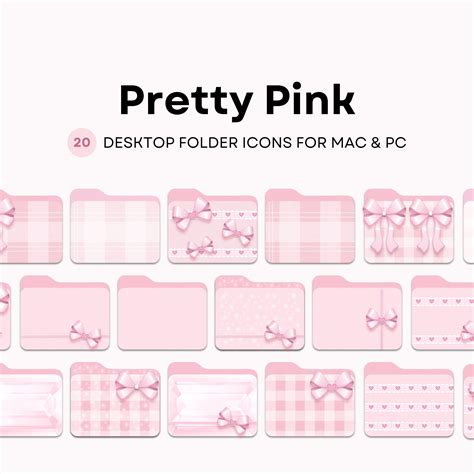 Pink Desktop Icons Pink Desktop Folders Pink Mac Book Icons Folder Icons For Mac Pink Pink