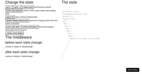 Substate Example Forked Codesandbox