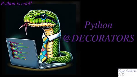 ¡python Decorators ¡cómo Funcionan Los Decoradores De Python Youtube