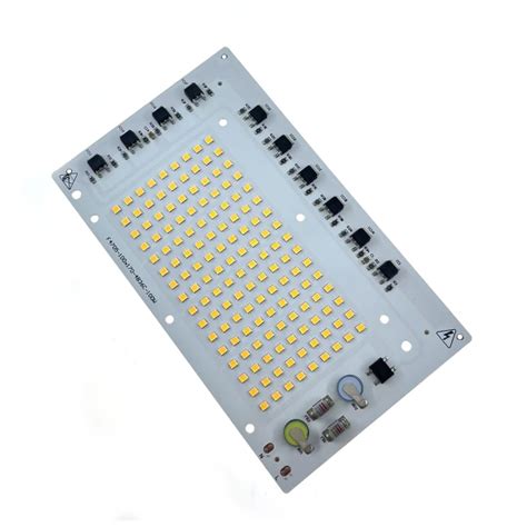 برد ال ای دی آلومینیومی 100 وات 220 ولت آفتابی مستطیلی سایز 100x170