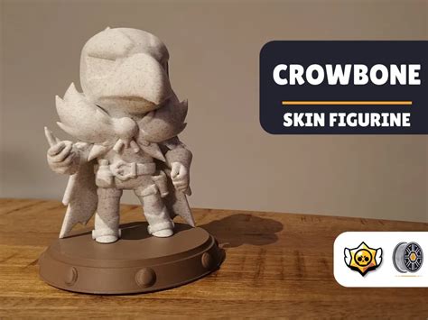 Crowbone Skin Series Brawl Stars Figurine Remixed By Mikestl