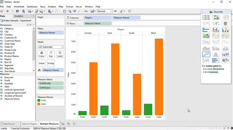 Build A Info About How To Show Multiple Measures On The Same Axis In Tableau D Line Graph Excel