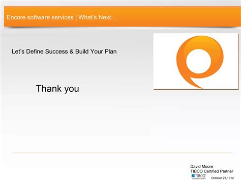Encore Tibco AMX BPM Architecture PPT Business Utilities Business