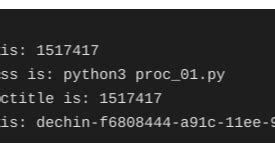 Python设置进程名称 DECHIN 博客园