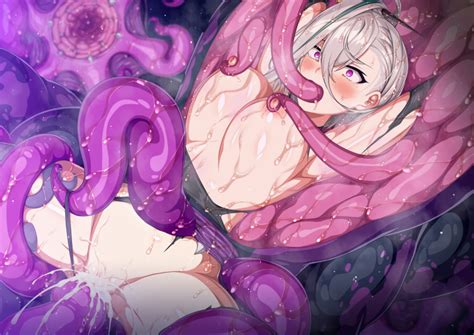 Horosuke Huyan Zhuo Fate Fate Grand Order Fate Series Girl Arms Up Blush Breasts