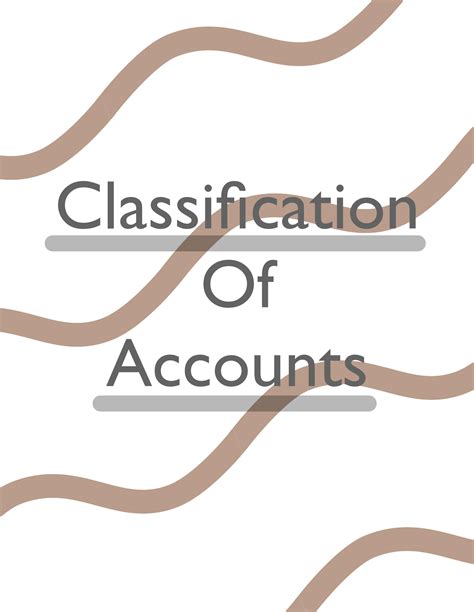 Solution Classification Of Accounts A Practical Guide To Classification Of Accounts For