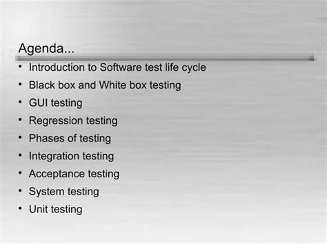 Software Test Life Cycle Pps