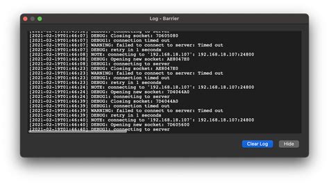 m1 big sur v11 2 1 client timeout when connecting to windows 10 server