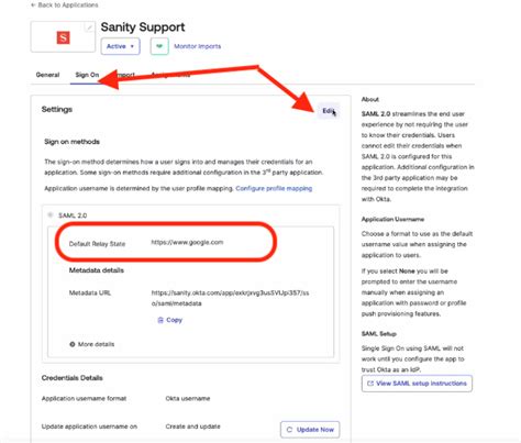 Setting Up A Default Relay State For Idp Initiated Saml Logins