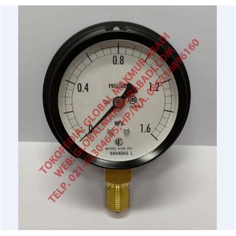 Nagano Nks 1mpa Pressure Gauge Pengukur Tekanan Model Raket Global