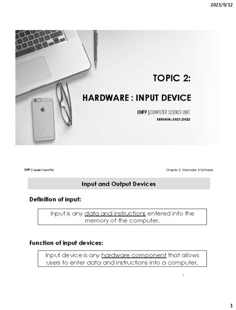 2 0 hardware input device topic 2 hardware input device kmpp