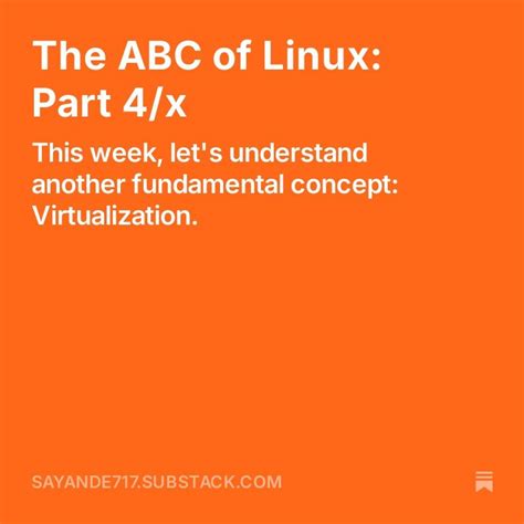 Sayan De On Linkedin Linux Linuxblog Substack Virtualization Hypervisors Virtualmachines