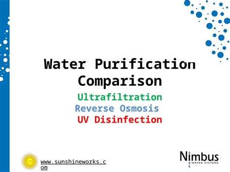 Pptx Water Purification Comparison Dokumentips