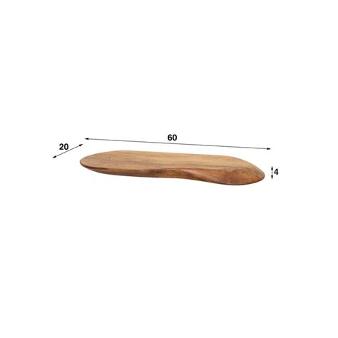 Wandplank 60 Cm Organisch Acacia De Woon Winkel