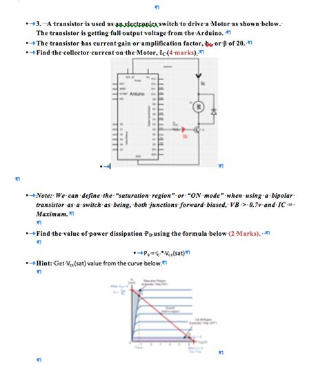 Solved A Transistor Is Used As An Electronice Switch Chegg