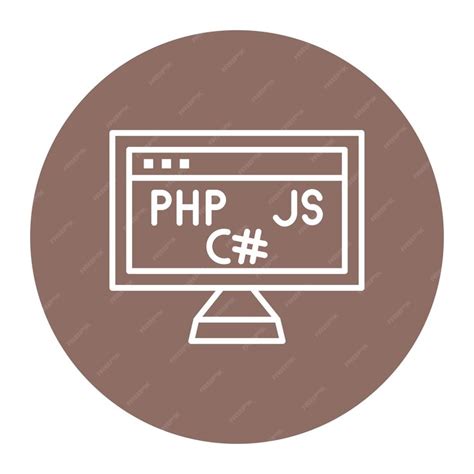 Premium Vector Coding Language Vector Illustration