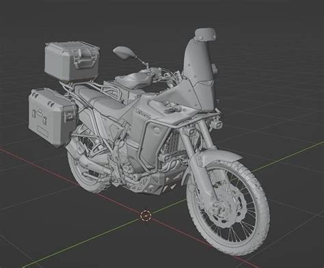 Yamaha Tenere Xt700 3d Model Cgtrader