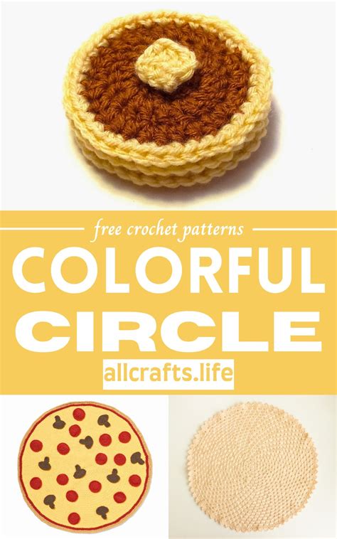 Useful And Fun Crochet Colorful Circle Patterns All Crafts