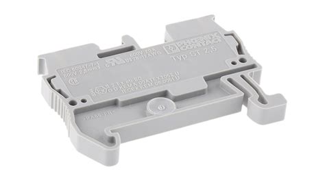 3031212 Phoenix Contact St Series Grey Feed Through Terminal Block 0 08 → 4mm² Single Level