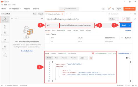Using Postman With The Vcenter Api