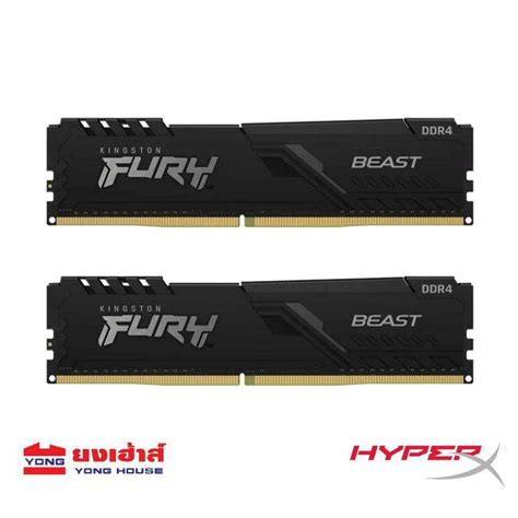 【มีสินค้า】หน่วยความจำ Ram เดสก์ท็อป Kingston Hyperx Fury 4gb 8gb Ddr4 2400 2666 3200 Mhz Dimm