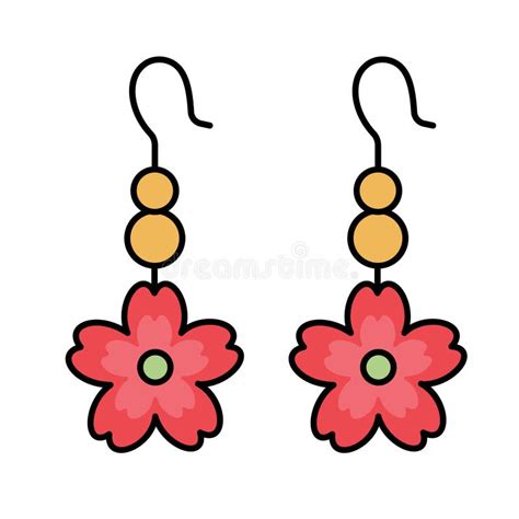 Female Fashion Outline With Colours Fill Vector Icon That Can Easily