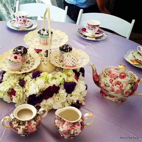 Mismatched Tea Party Rentals Tea Party Birthday Tea Party Party