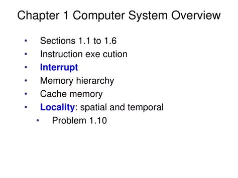 PPT - Chapter 1 Computer System Overview PowerPoint Presentation, free ...