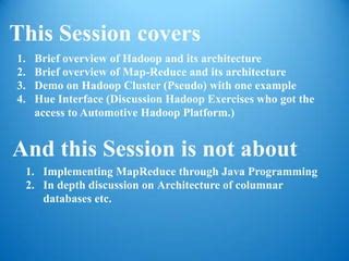Hadoop Overview Pdf
