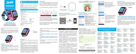 manual smart watch pdf aplicación movil contraseña