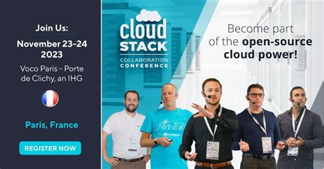 Apache Cloudstack On Linkedin Cloudstack Collaboration Conference 2023 Apache Cloudstack