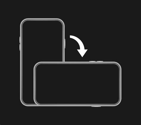 Rotate Smartphone Isolated Icon Device Rotation Symbol Turn Your
