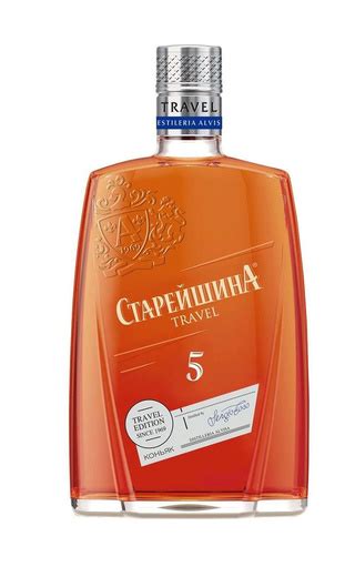 Коньяк Старейшина 5 лет Трэвел фляга цена 0,25 л 514 руб., купить ...